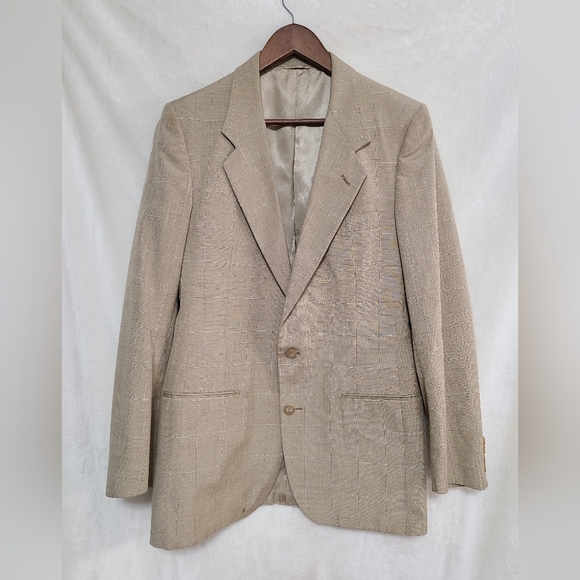 Valentino | Suits & Blazers | Vintage Mens Valentino Uomo Tan Suit See ...
